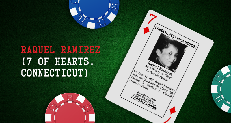 Raquel Ramirez - 7 of Diamonds, Connecticut - The Deck