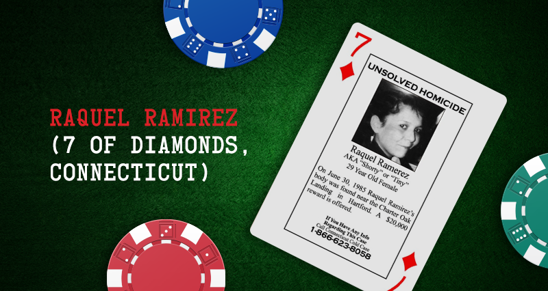 Raquel Ramirez - 7 of Diamonds, Connecticut - The Deck