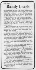 Randall Leach - 4 of Hearts, Idaho - The Deck