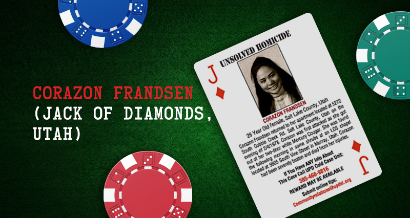 Corazon Frandsen - Jack of Diamonds, Utah - The Deck