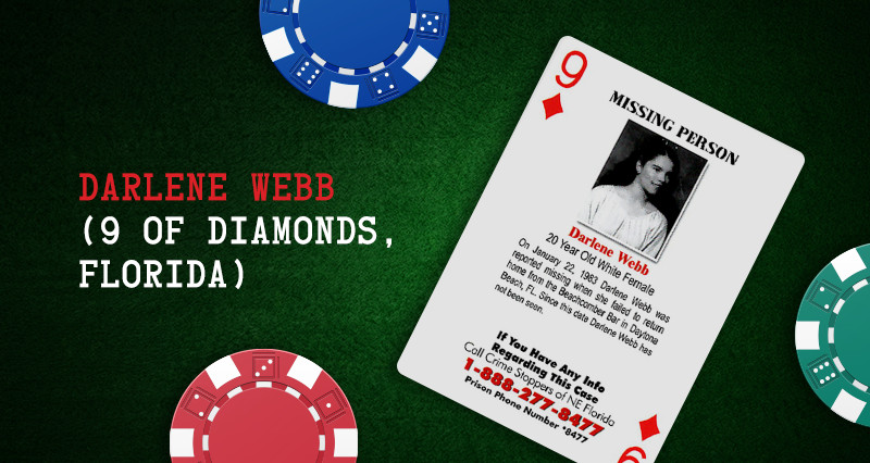 Darlene “Dee Dee” Webb - 9 of Diamonds, Florida - The Deck