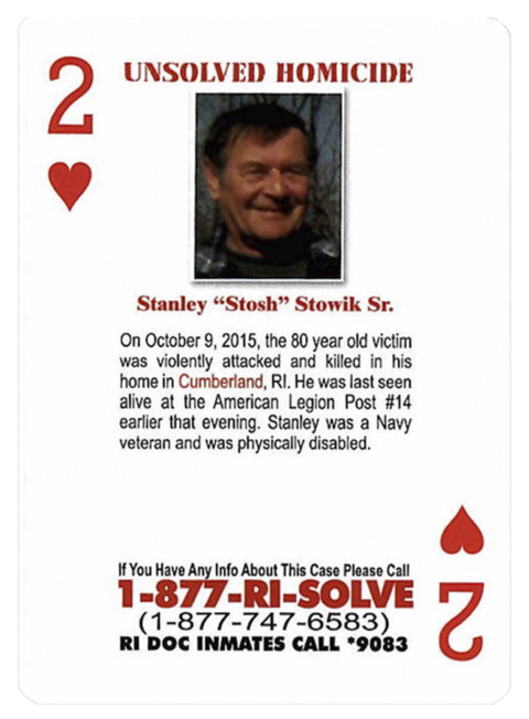 Stanley “Stosh” Stowik, Sr. - 2 of Hearts, Rhode Island - The Deck