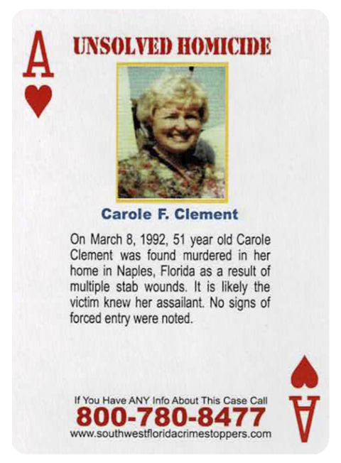 Carole Clement - Ace of Hearts, Florida - The Deck